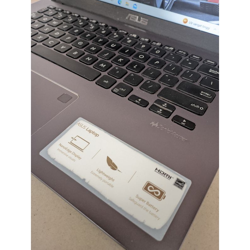 Jual Laptop second Asus slim murah core i5 gen 8 dual VGA ASUS Vivobook A409FJ | Shopee Indonesia