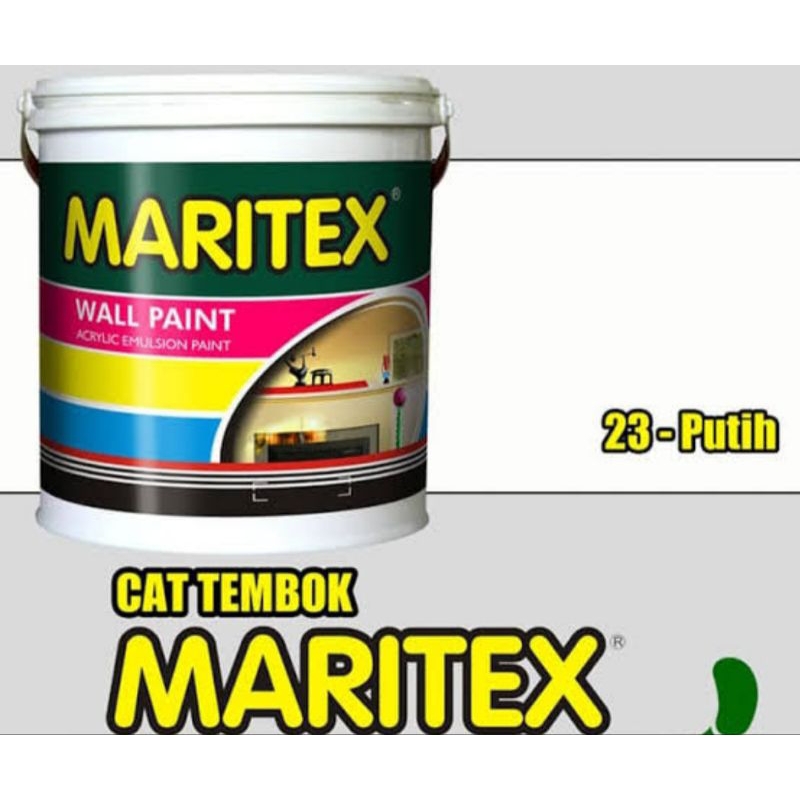 Jual cat tembok maritex 1kg putih | Shopee Indonesia