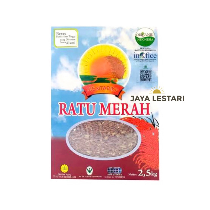 Jual Beras Mentariku Ratu Merah (2,5kg) | Shopee Indonesia