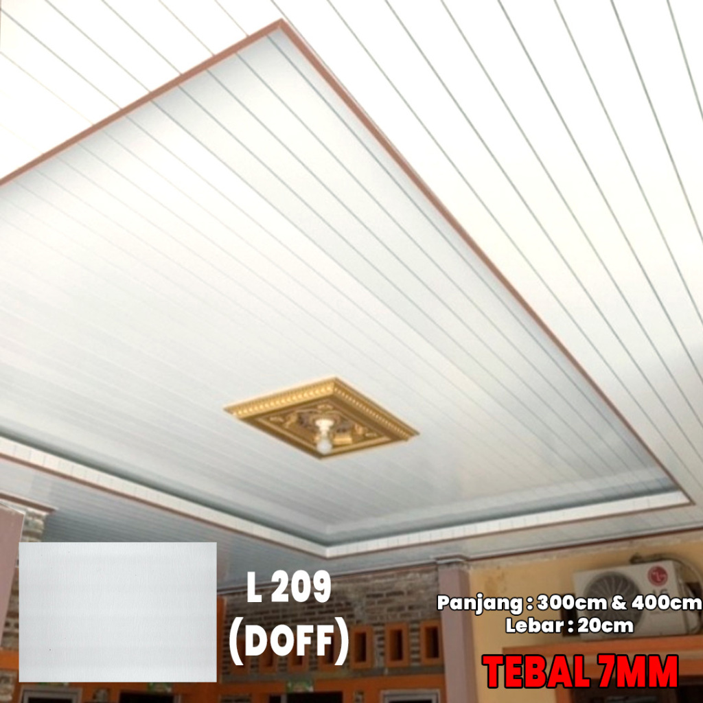 Jual Plafon PVC Serat Kayu Minimalis Mewah dan Murah | Shopee Indonesia