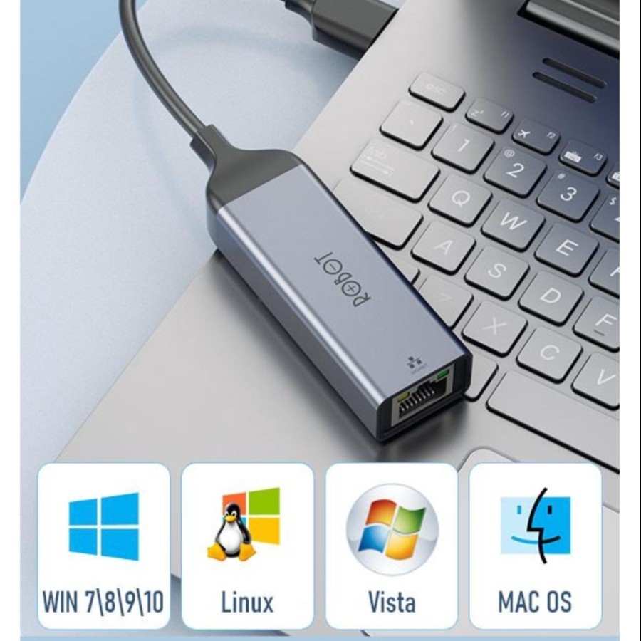 Jual Robot USB to LAN Rj45 Ethernet Adapter Mac Windows EA20 EA20C USB ...