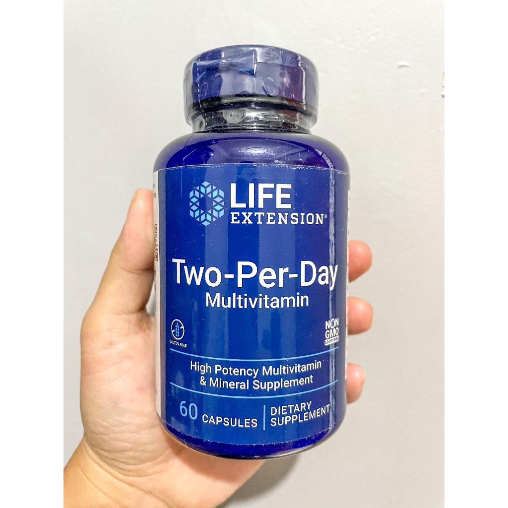 Jual LIFE EXTENSION TWO-PER-DAY MULTIVITAMIN DEWASA 60 DAN 120 CAPSULES ...