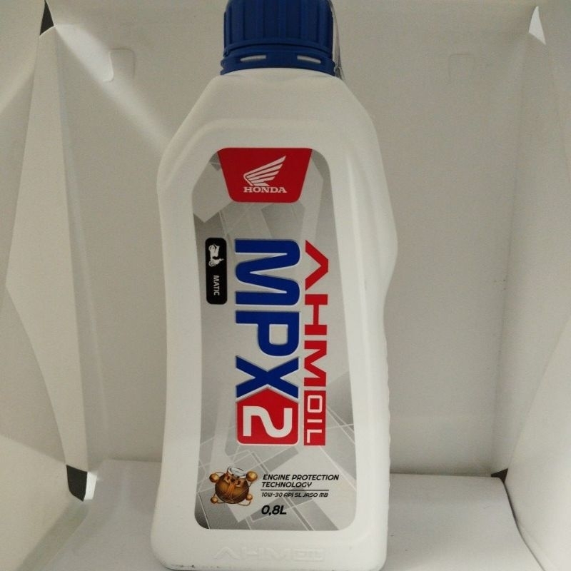 Jual oli mpx 2 matic AHM 800 mil original 10W-30 API SL JASO MB (botol) | Shopee Indonesia