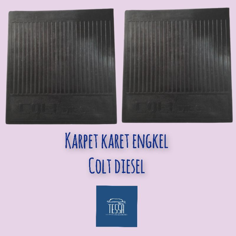 Jual karpet lumpur PS engkel belakang colt diesel 1 set = 2 lembar ...