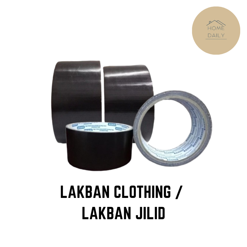 Jual LAKBAN CLOTHING JILID HITAM MERK ASAHI UKURAN 3M & 8 YARD | Shopee ...