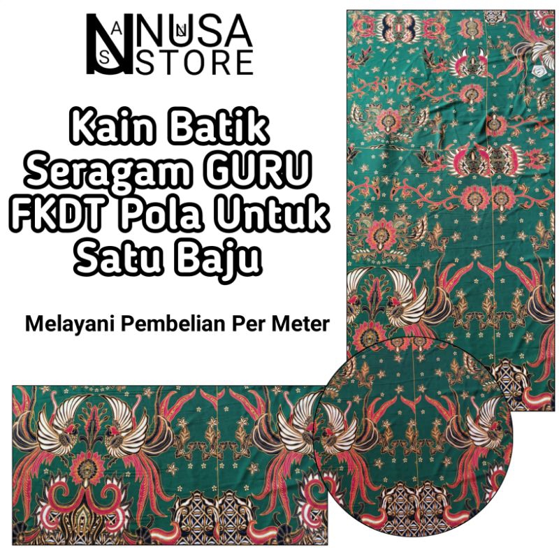 Jual Bahan Kain Seragam Guru FKDT Pola Untuk Satu Baju | Shopee Indonesia
