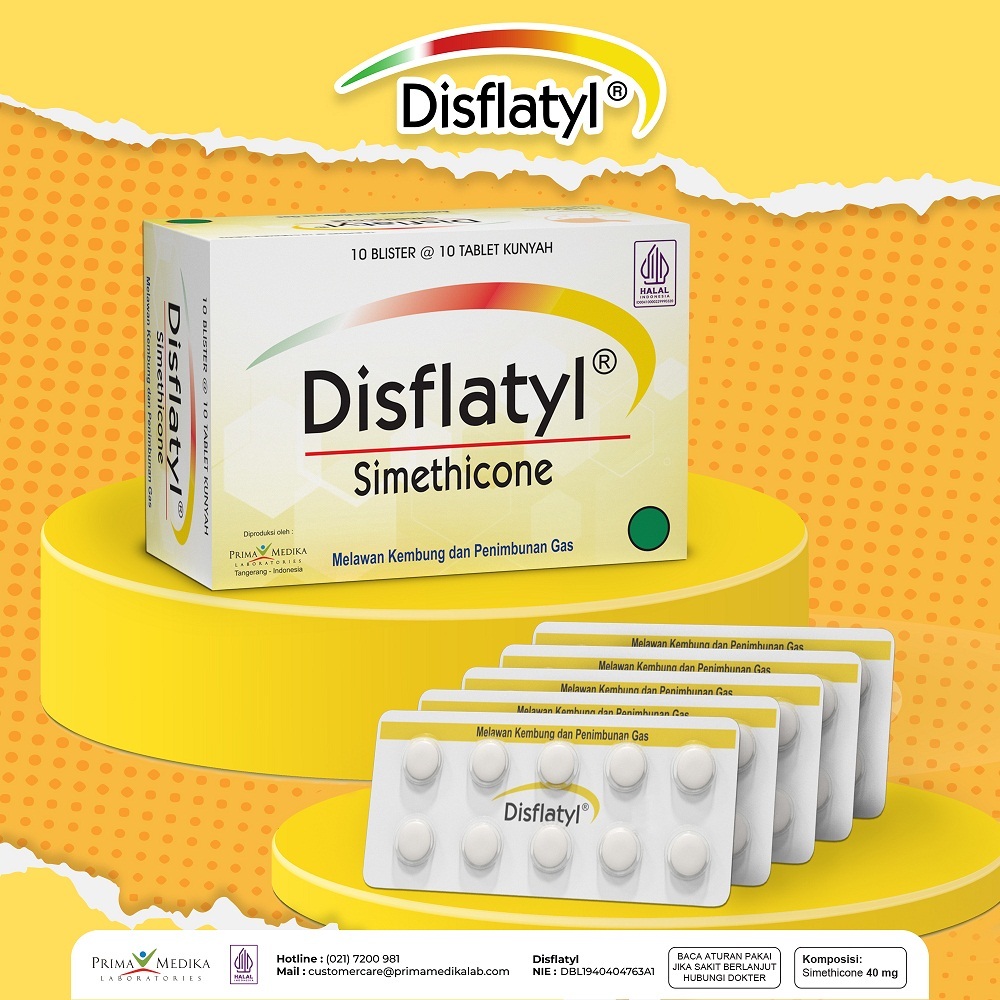 Jual DISFLATYL 40 MG 1 STRIP 10 TABLET OBAT KEMBUNG | Shopee Indonesia