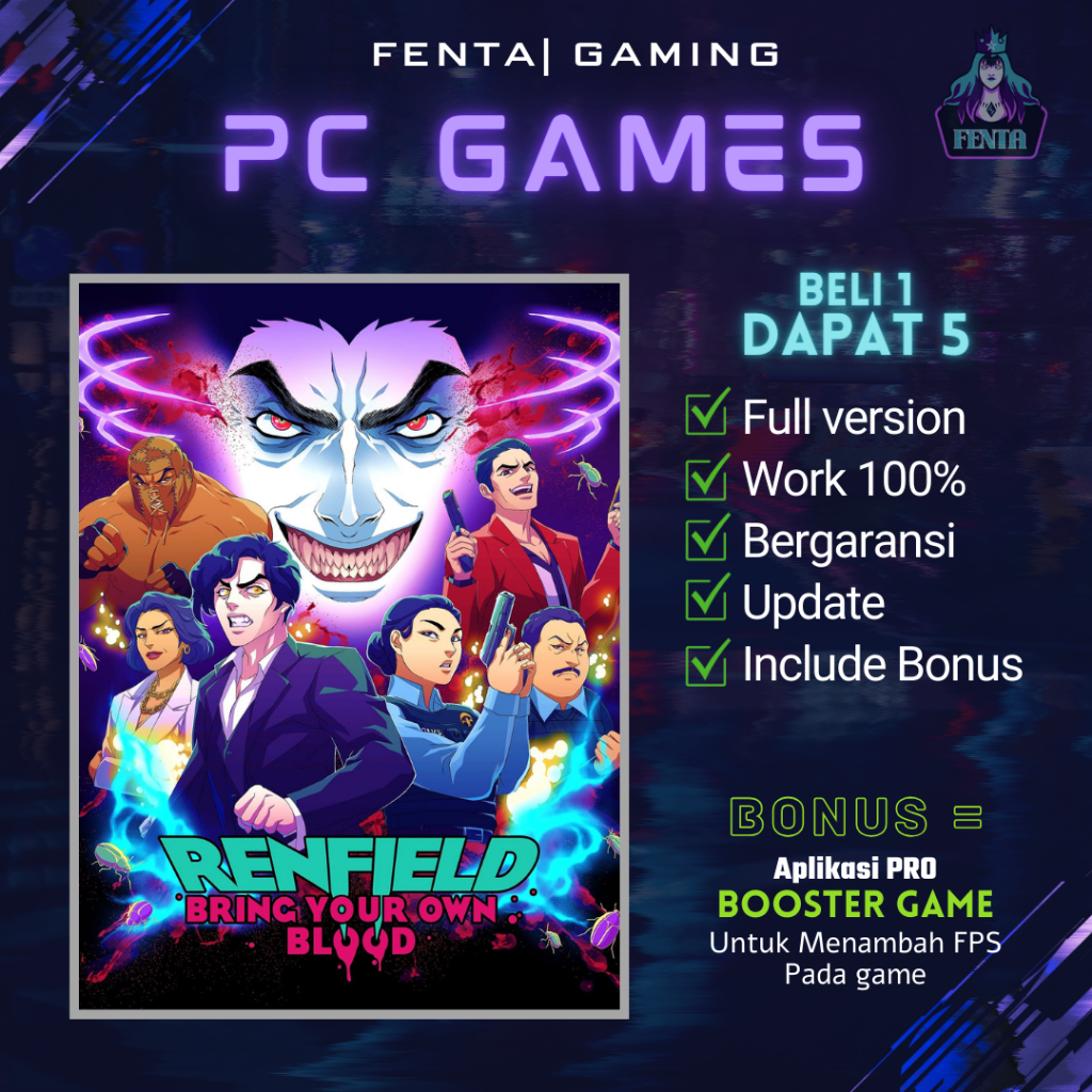 Jual RENFIELD BRING YOUR OWN BLOOD - GAME PC - GAME LAPTOP | Shopee ...