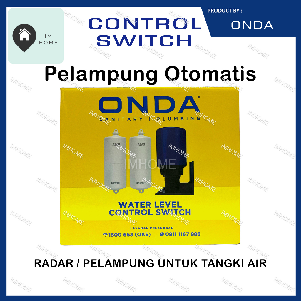 Jual Radar /Pelampung Otomatis Tangki Air Merk ONDA Control Switch ...