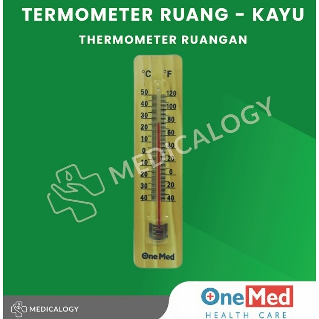 Jual Thermometer Ruang Kayu Onemed | Termometer Alat Ukur Suhu Ruangan ...