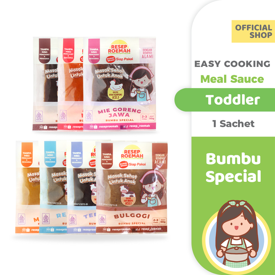 Jual Resep Roemah Bumbu Special / Bumbu Instan Anak / Kids Instant ...
