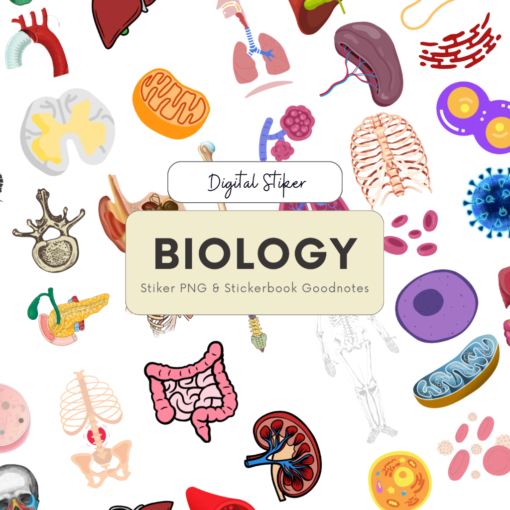 Jual BIOLOGY & CHEMISTRY Digital Sticker PNG/ Digital Stickerbook ...