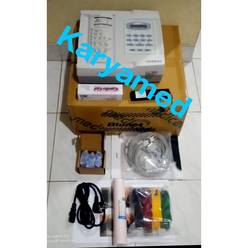 Jual ECG/Ekg Cardiocare 2000 Bionet / ecg 12 channel bionet | Shopee ...