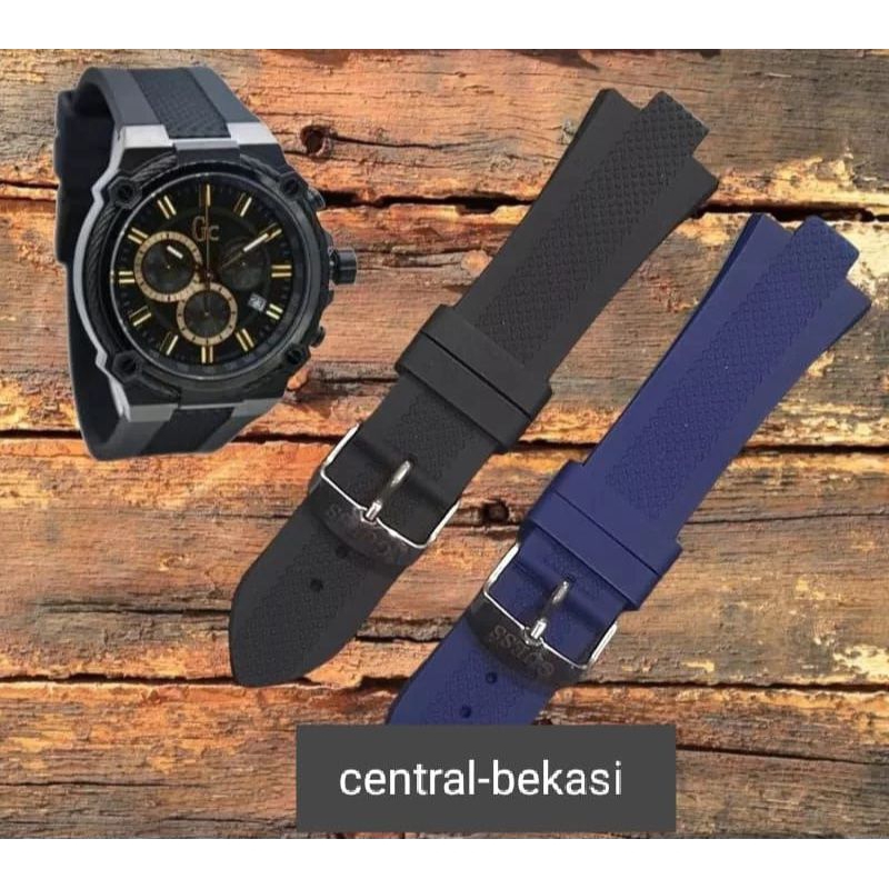 Jual Tali jam tangan GC GUESS Y24008G Rubber STRAP GRADE | Shopee Indonesia
