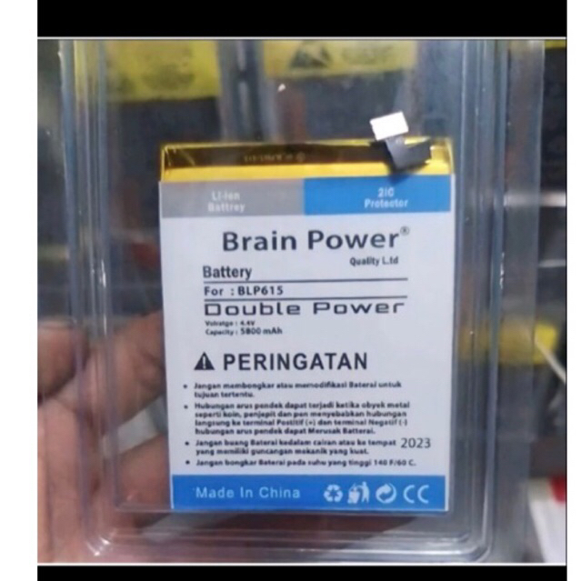 Jual Baterai Batre HP BRAIN POWER BLP 615 OPPO A37 / NEO 9 DOUBLE POWER ...