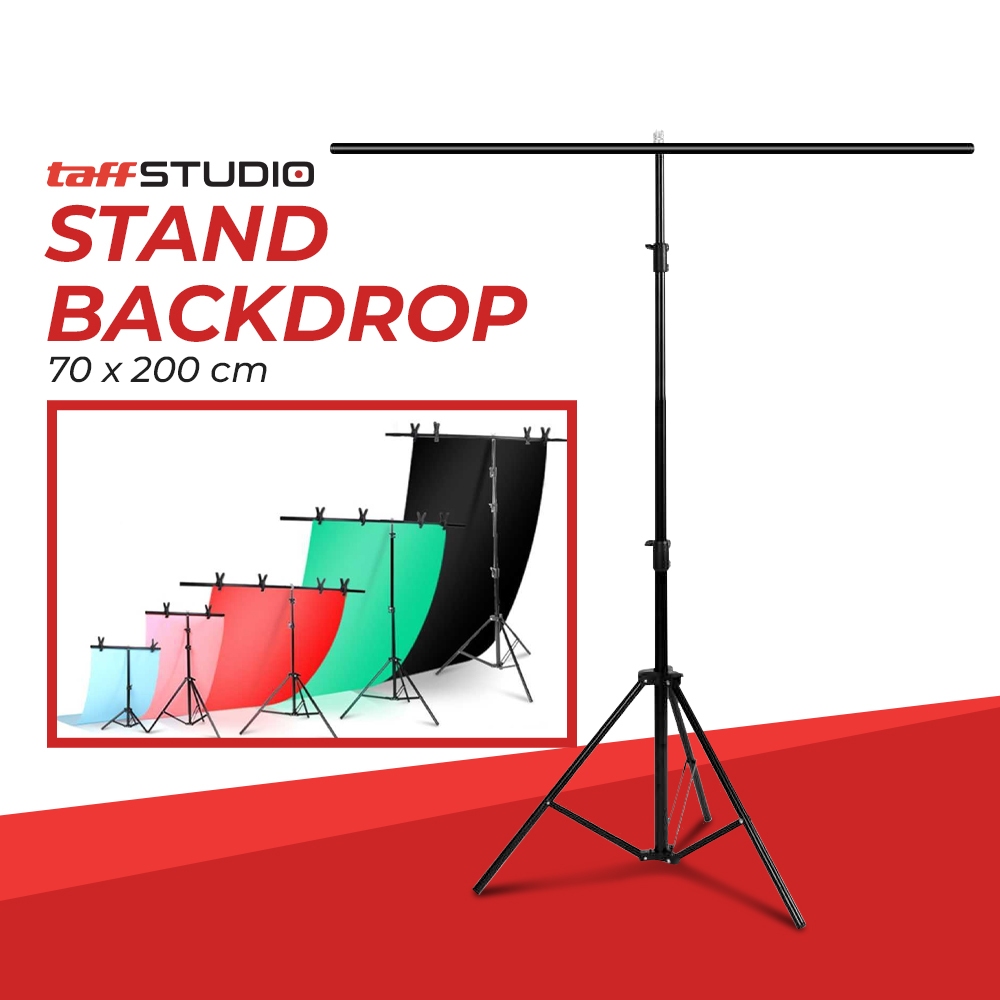 Jual Taffstudio Tiang Backdrop 3M 10ft Studio Photo Foto untuk Green ...