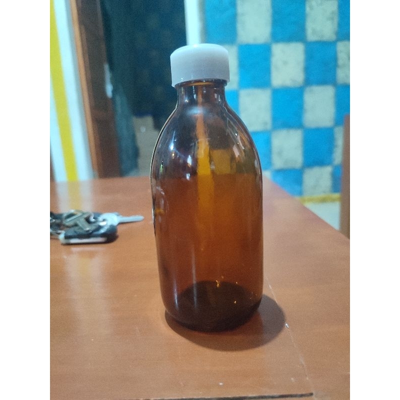 Jual BOTOL KACA AMBER TUTUP URIL 200 ML + DOBLE TUTUP | Shopee Indonesia