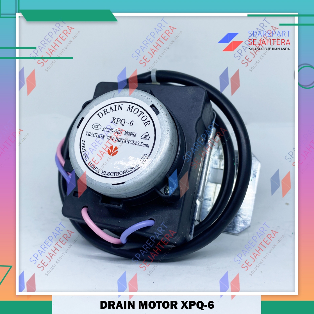 Jual MOTOR DRAIN SHARP XPQ-6 MESIN CUCI 1 TABUNG TOP LOAD LOADING BUANG ...