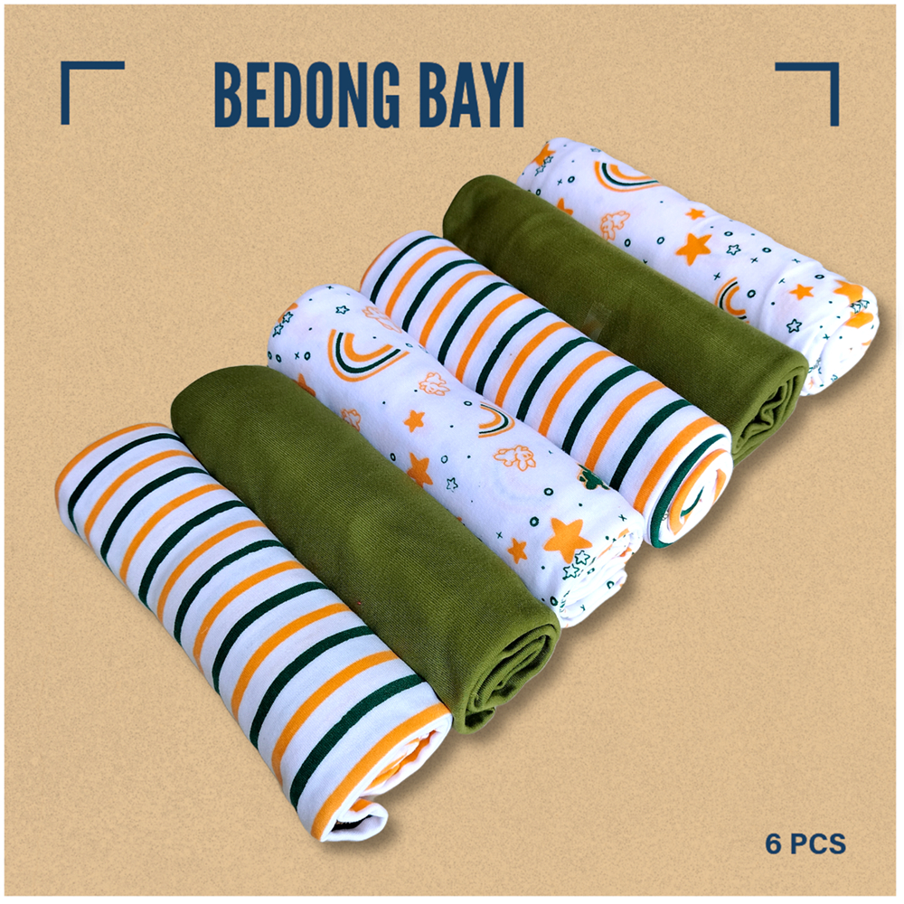 Jual Bedong Bayi Jumbo Mix 6 Pcs Ukuran 110 x 90 cm | Shopee Indonesia