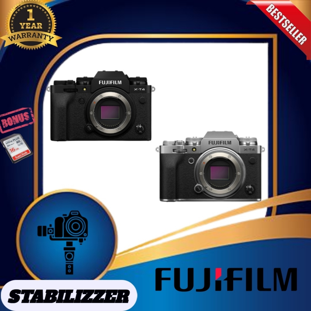 Jual KAMERA FUJIFILM XT4 BODY ONLY / MIRROLLES FUJIFILM X-T4 BO / FUJI XT4 | Shopee Indonesia