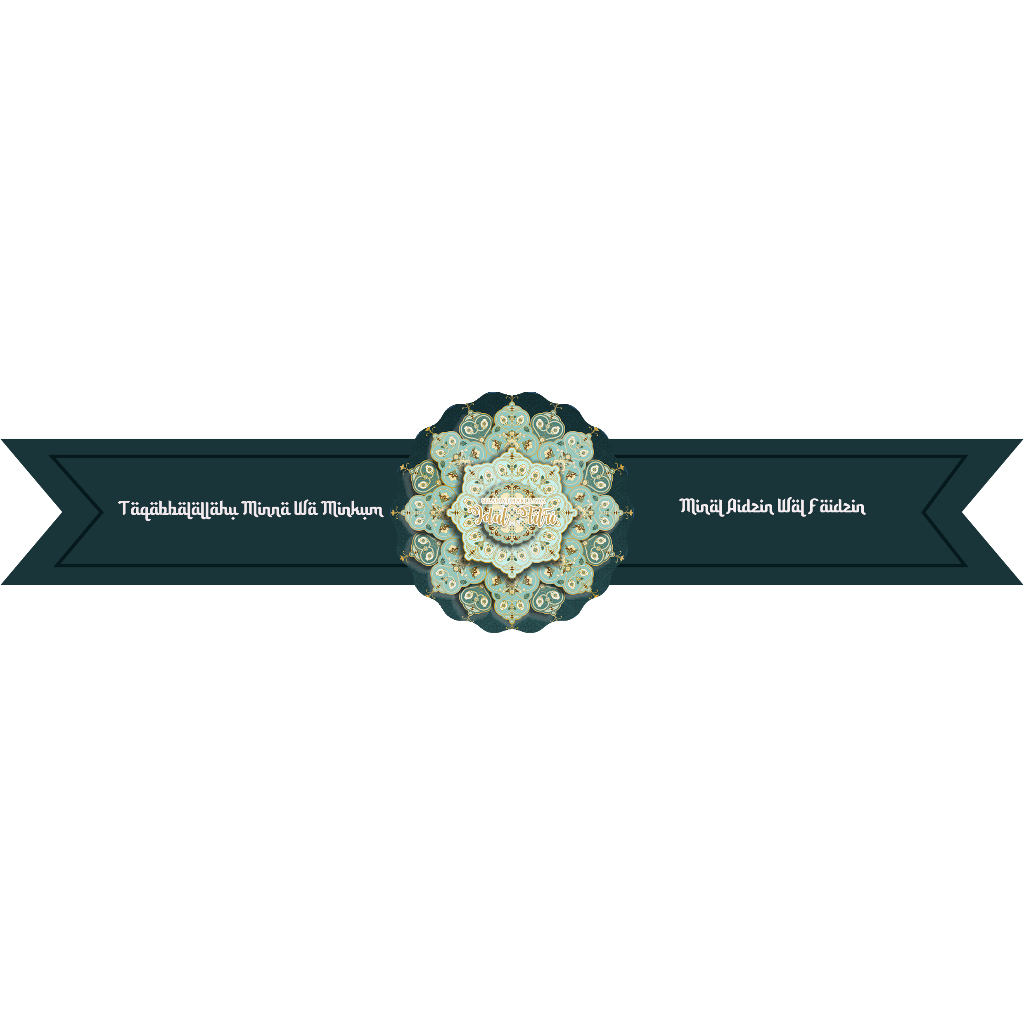 Jual Sticker segel Toples lebaran kue kering idul fitri model pita ...