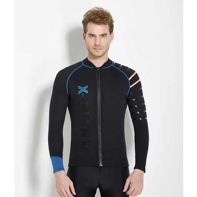 Jual Dive&Sail men's 3mm diving wetsuit jackets pants long sleeve diving suit Scuba Jump Surfing ...