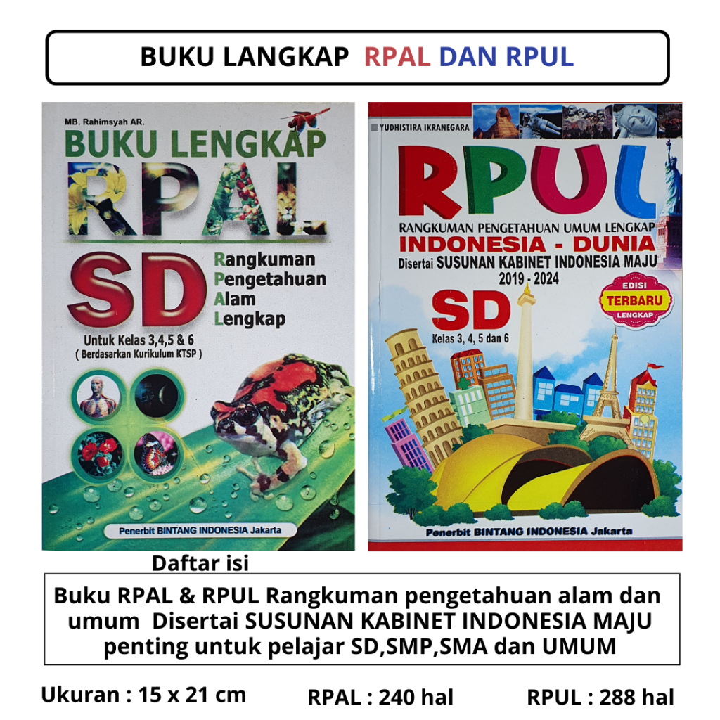 Jual RPAL DAN RPUL untuk kelas 3,4,5 & 6 SD | Shopee Indonesia