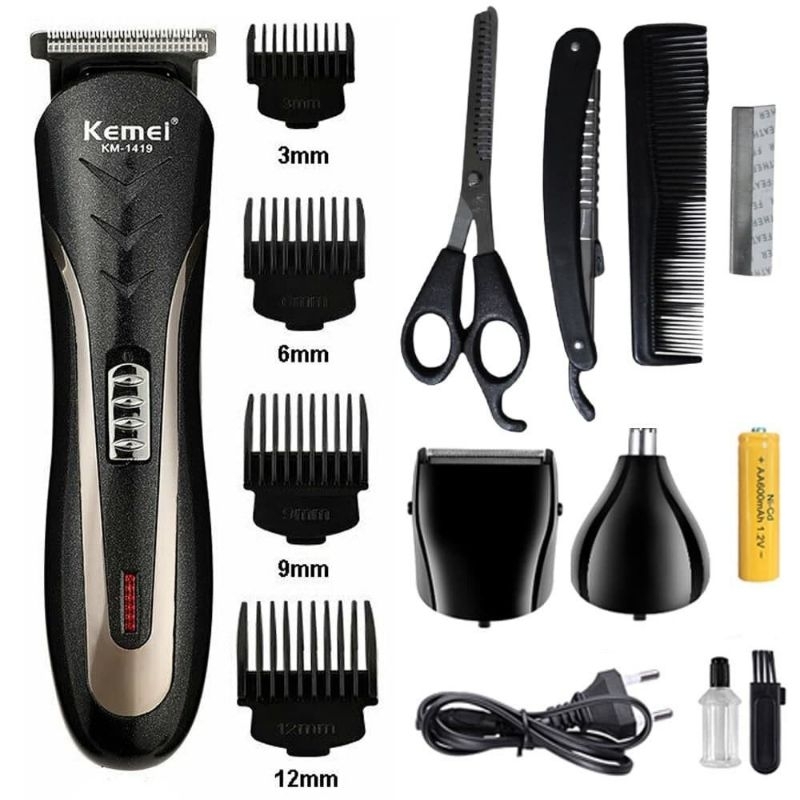 Jual SATU SET LENGKAP ALAT CUKUR RAMBUT, JENGGOT KUMIS MULTIFUNGSI ...