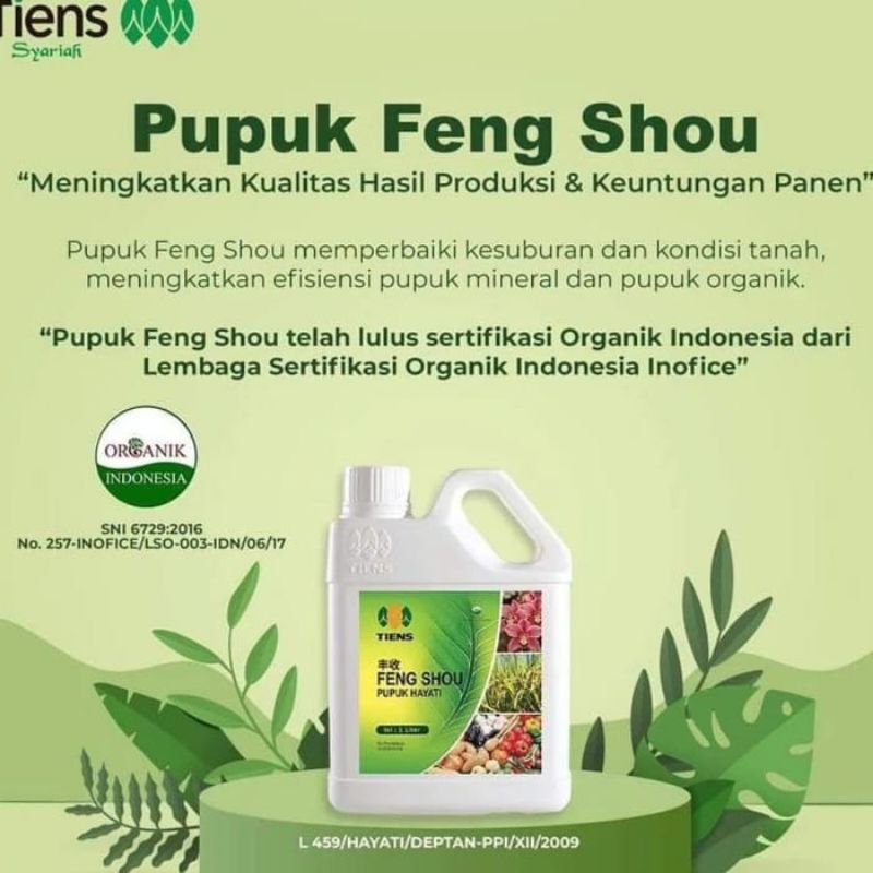 Jual pupuk Hayati FENG SHOU Tiens mengandung beragam jenis mikroba ...