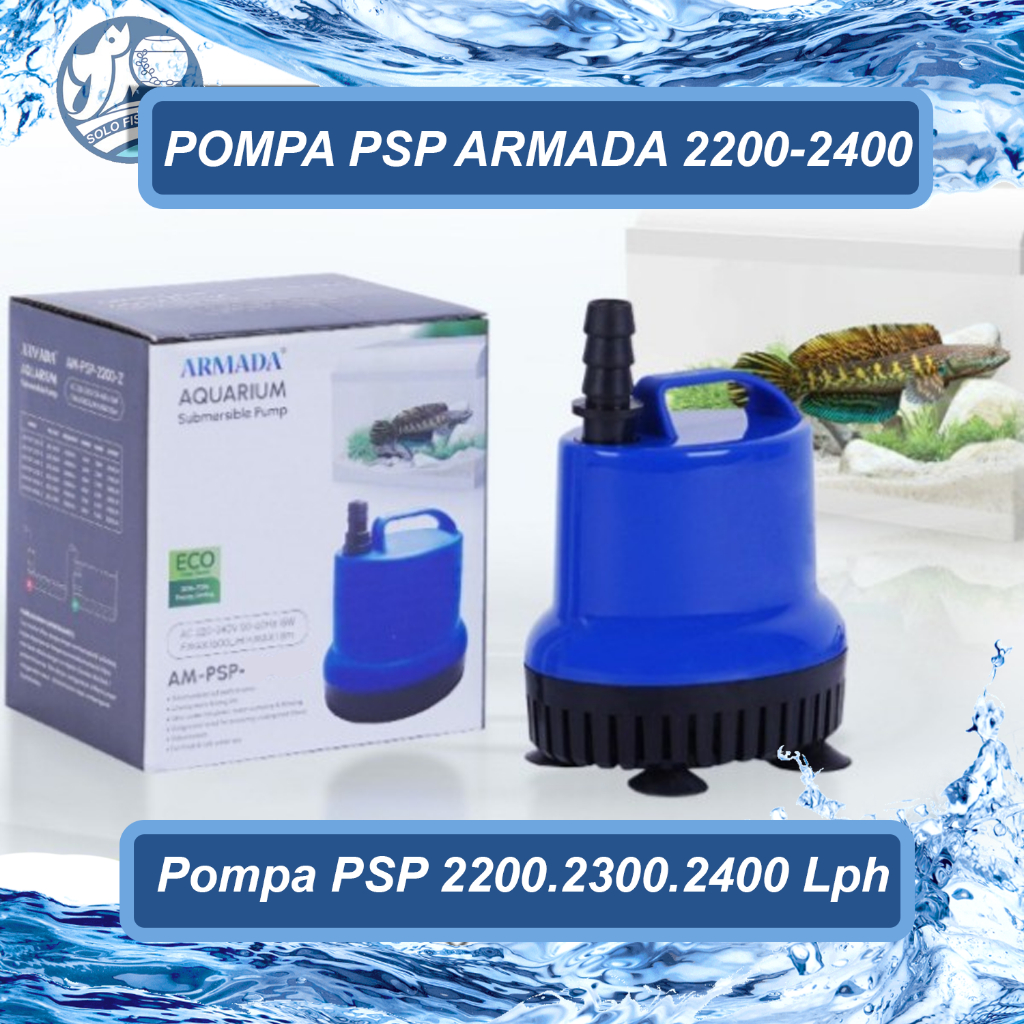 Jual Pompa Celup Filter Armada Aquarium Low Watt PSP Power Head Mesin ...
