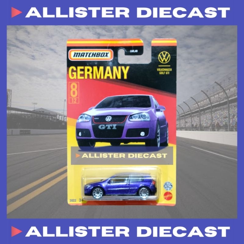 Jual Matchbox Volkswagen Golf GTI Germany Series ALLISTER DIECAST ...