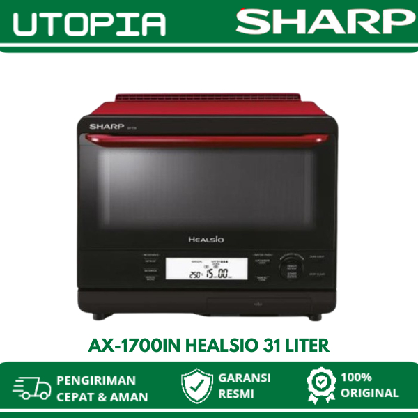 Jual SHARP AX-1700IN HEALSIO SUPERHEATED STEAM OVEN HEALTHY AX1700IN , HEALSIO 31 L | Shopee ...