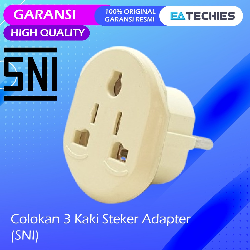 Jual Over Steker Travel Adaptor Sambung Colokan kaki 3 STEKER HIGH ...