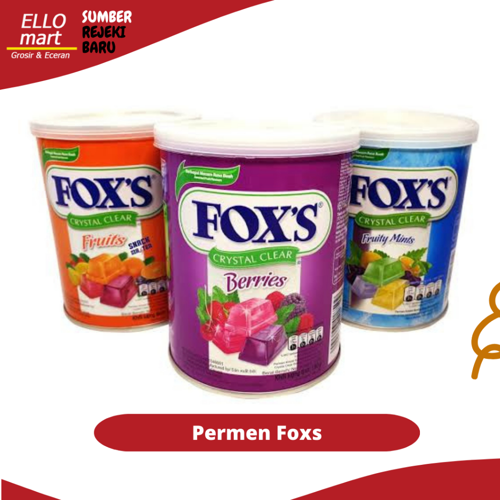 Jual Permen Fox's Kaleng Fox Coffe Foxs berries Foxs Fruith | Shopee ...