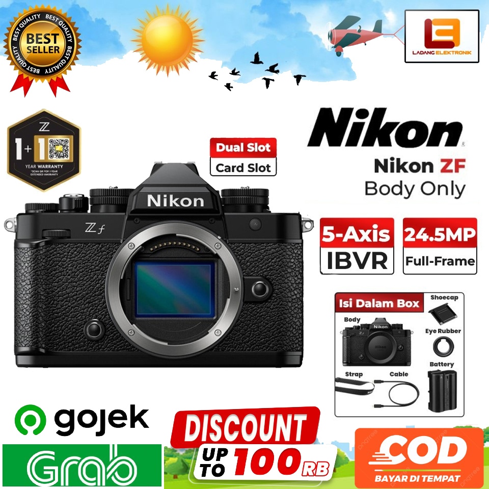 Jual Nikon ZF Body Only BO Kamera Mirrorless Z F Camera ZF Garansi ...