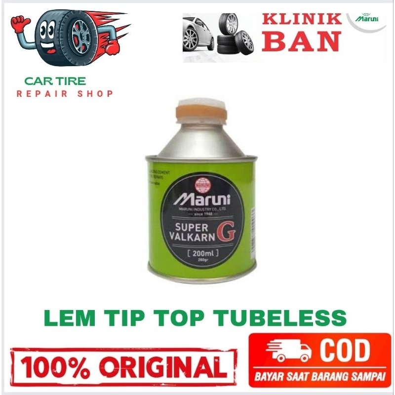 Jual Lem Maruni Super Valkarn 200 ml/Lem Tip Top | Shopee Indonesia