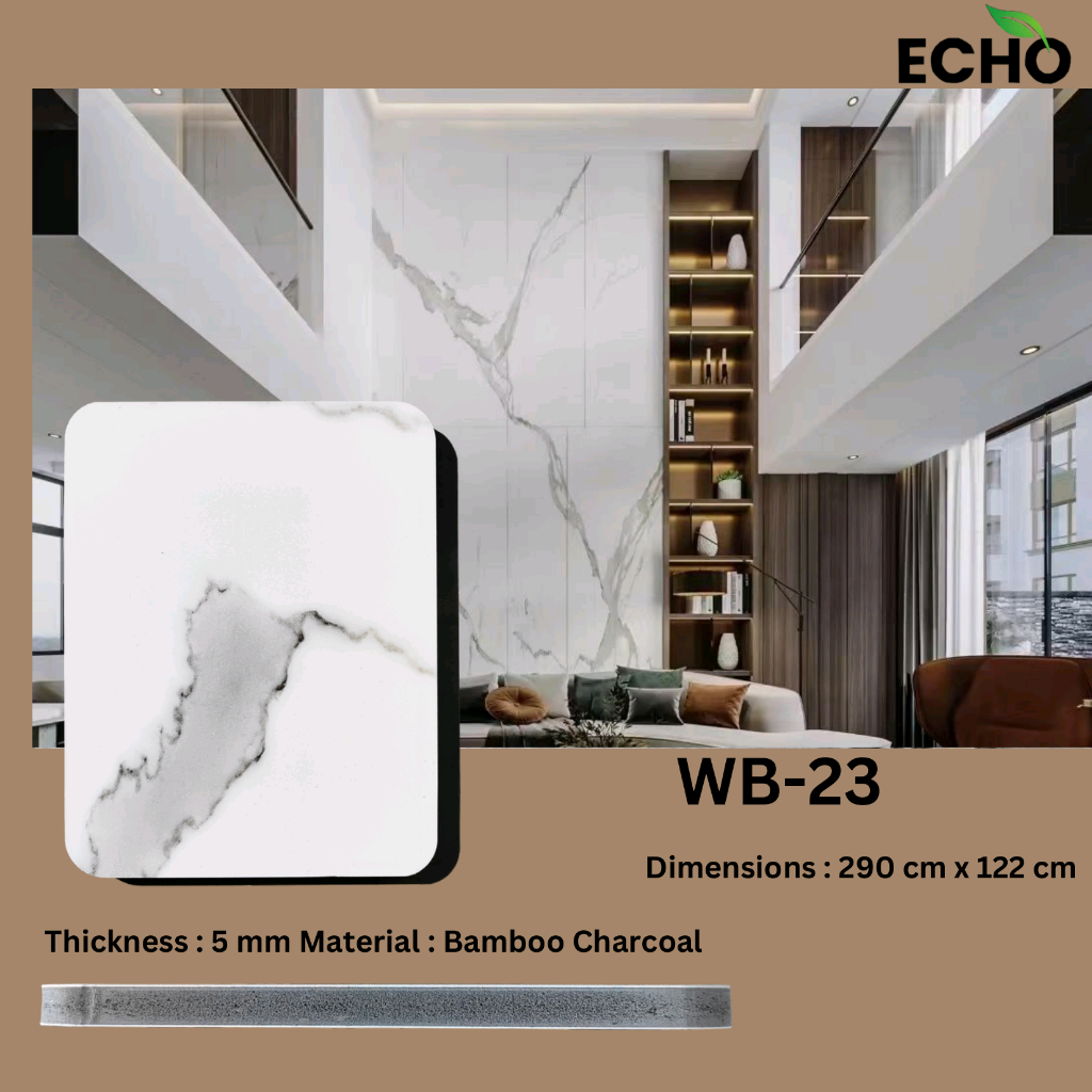 Jual ECHO WALLBOARD BAMBOO WOOD FIBER & CHARCOAL TEBAL 5MM - 8MM - WB-01, Tebal 5mm | Shopee ...