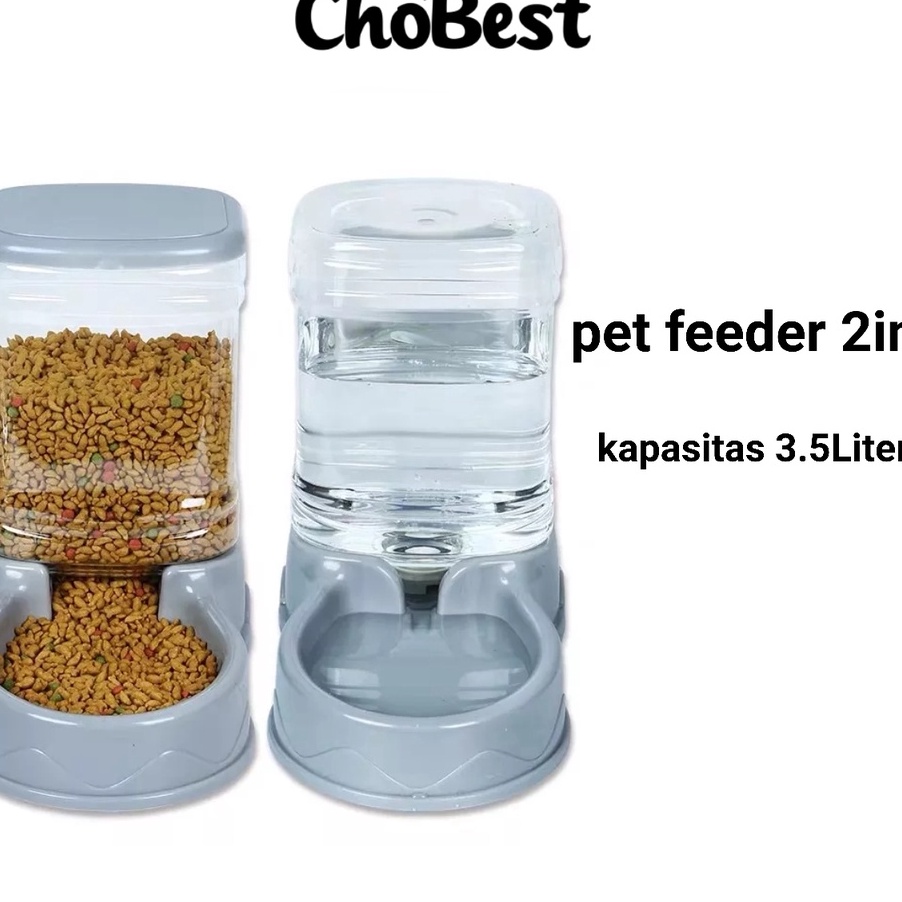 Jual HOT CHOBEST Tempat Makan Minum Kucing Otomatis 35 Liter Dispenser ...