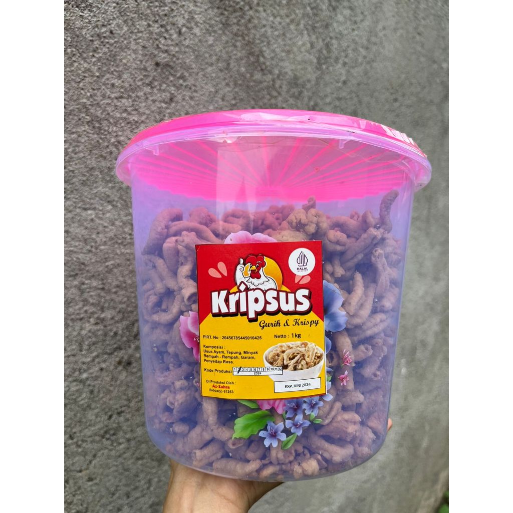 Jual Kripik Usus Kripsus ayam Kripik Usus Ayam | Shopee Indonesia