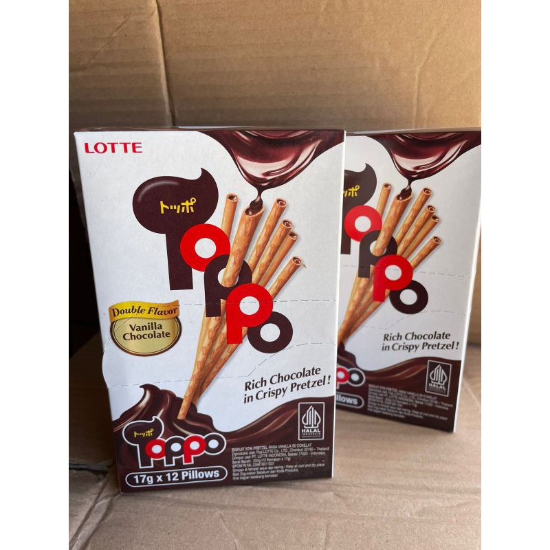 Jual Lotte TOPPO stick chocolate | Shopee Indonesia