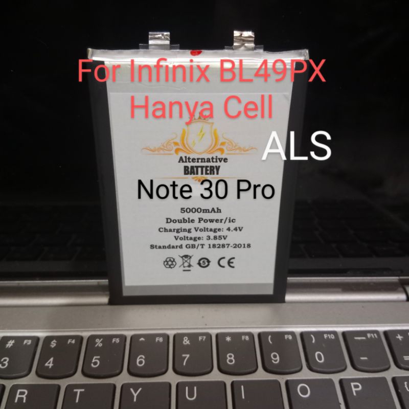 Jual Cell Batrai BL-49Px For infinix Note 30 Pro Batre X678b Batrei ...