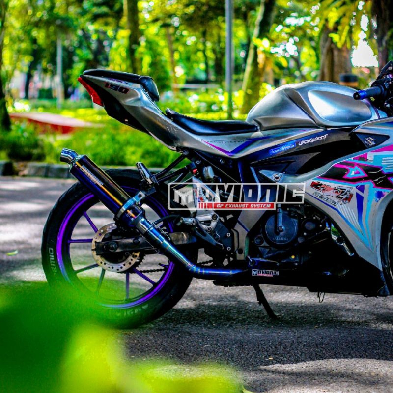 Jual Knalpot racing R15 GSX CBR150R VIXION CB150R fullsystem original ...