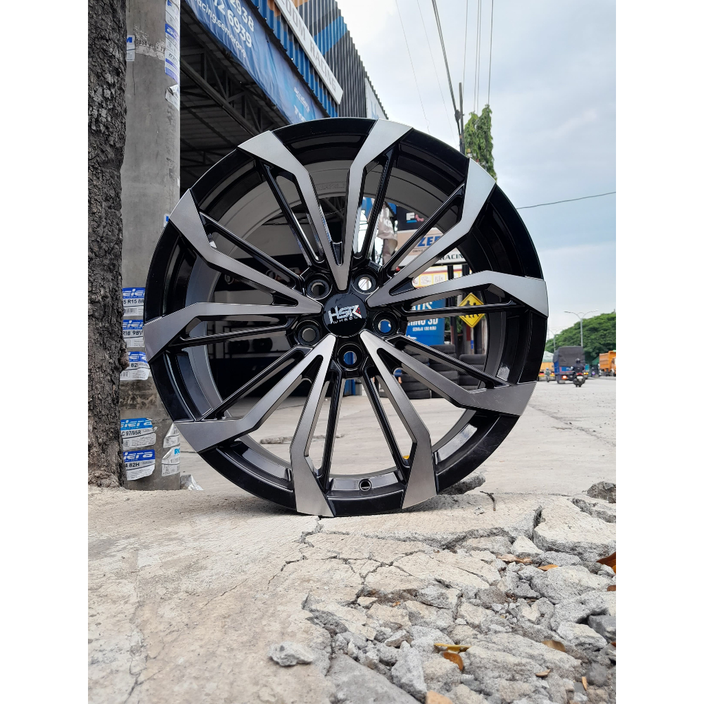 Jual VELG HSR RACING MODEL HAJIME 4233 R19X85 H5X114,3 ET42 BK/OIL FACE ...
