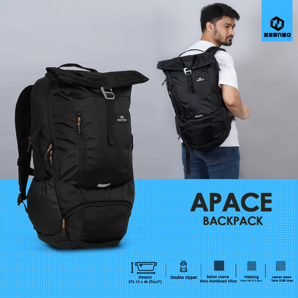 Jual Tas Ransel Pria FOURTYFOUR Apache - Backpack Premium | Shopee ...