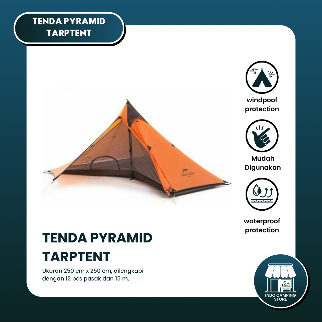 Jual Tenda Tarptent Tarp Tent Pyramid Piramid Bushcraft Ultralight ...
