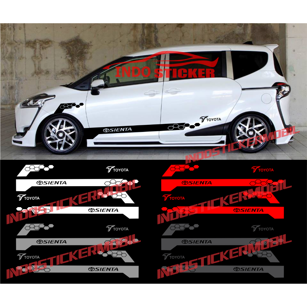 Jual Stiker mobil sienta terbaru cutting sticker mobil toyota sienta ...