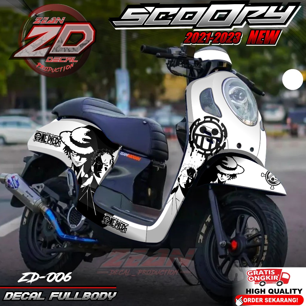 Jual (PROMO COD) TERBARU Decal Sticker Motor Scoopy New 2021 2022 2023 ...
