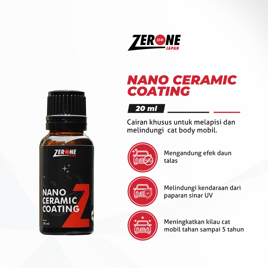 Jual Zerone Nano Ceramic Coating Efek Daun Talas Pengkilap Cat Metallic ...