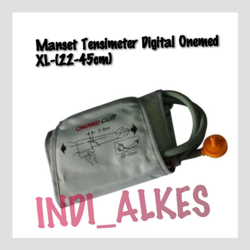 Jual Manset Tensimeter Digital Onemed XL-Jumbo (22-45cm) | Shopee Indonesia