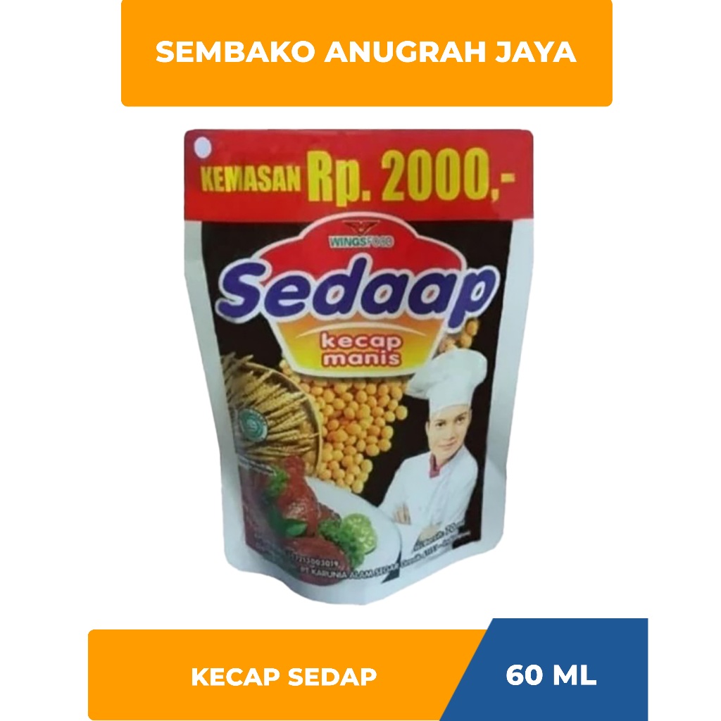 Jual Kecap Sedap Pouch 60 ML | Shopee Indonesia